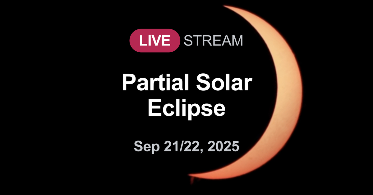 LIVE Stream: Partial Solar Eclipse September 21/22, 2025