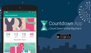 Countdown App by timeanddate.com - for Android