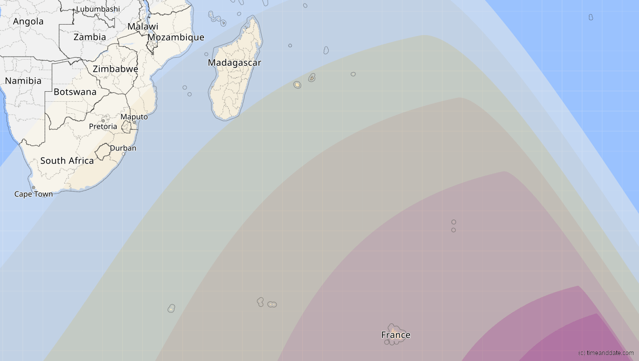 Solar Eclipses in French Southern Territories
