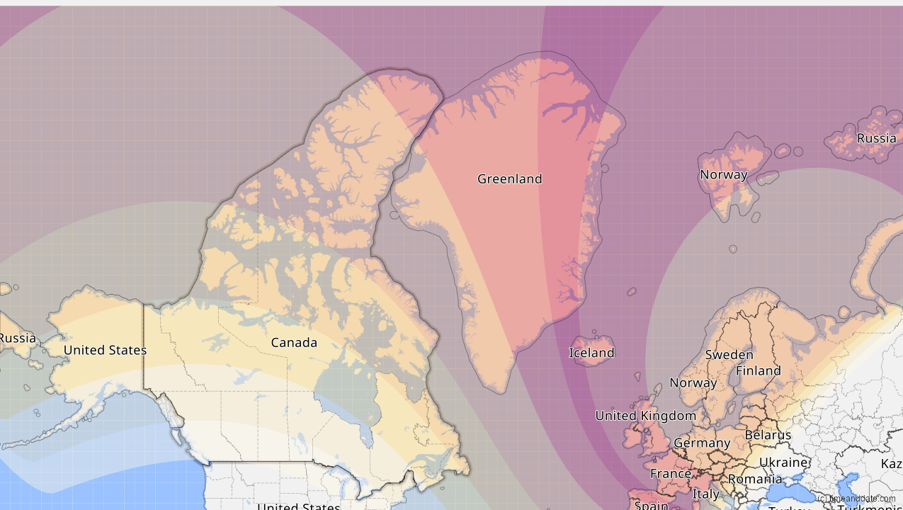 Aug 12, 2026 – Partial Solar Eclipse in Canada