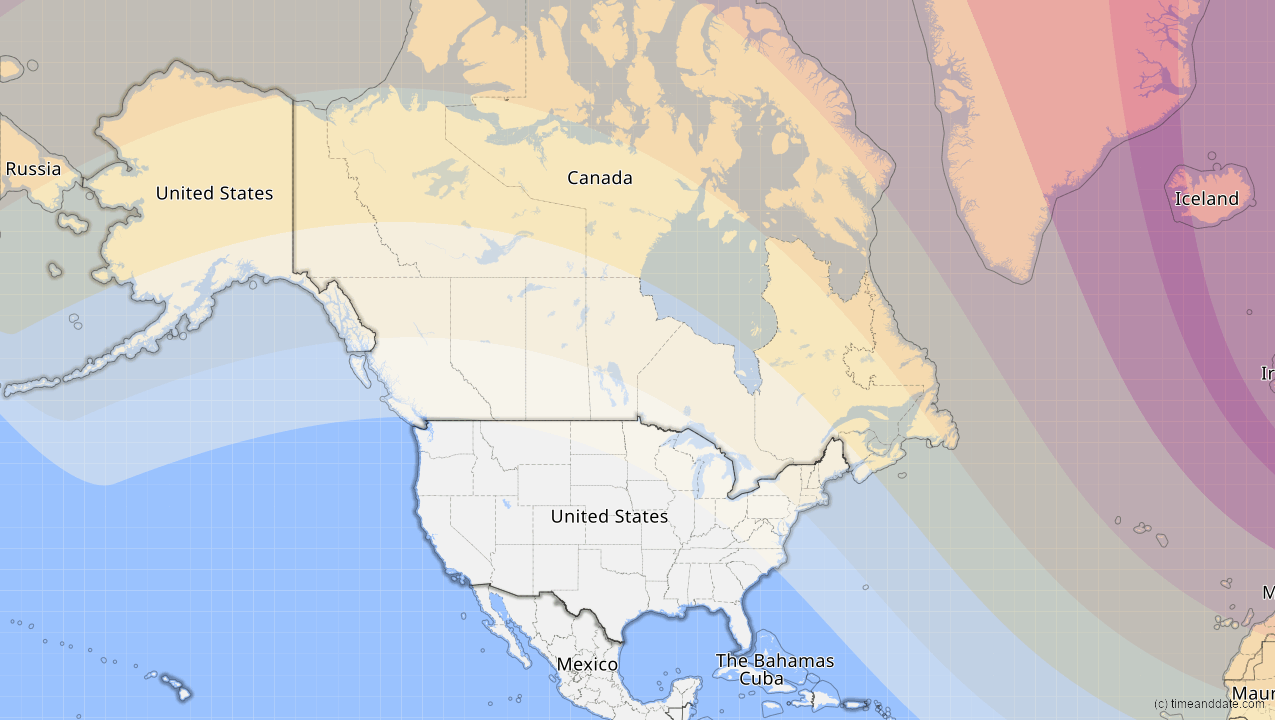 Aug 12, 2026 – Partial Solar Eclipse in the United States