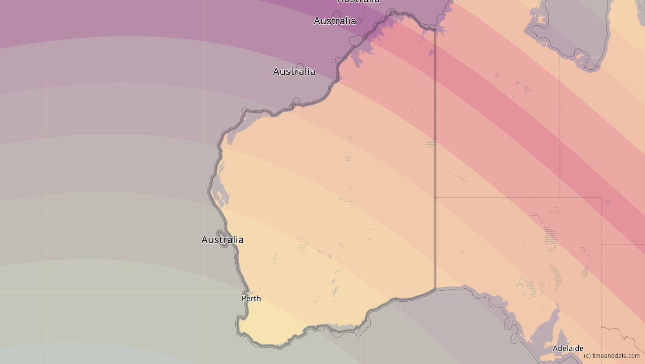 Jul 22, 2028 – Total Solar Eclipse in Western Australia, Australia