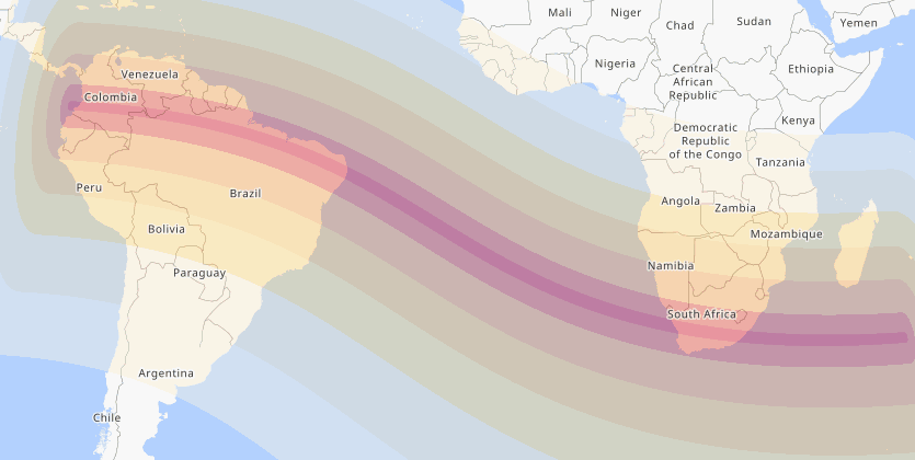 Total Solar Eclipse on October 1, 1940