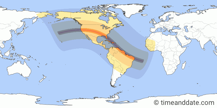 August 12, 2045 — Total Solar Eclipse